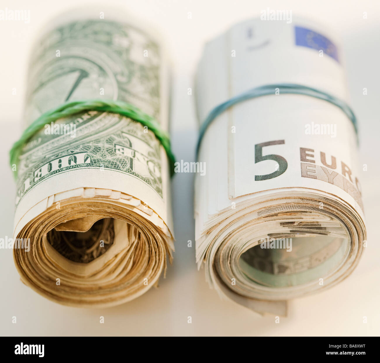 Rolls of cash Stock Photo - Alamy
