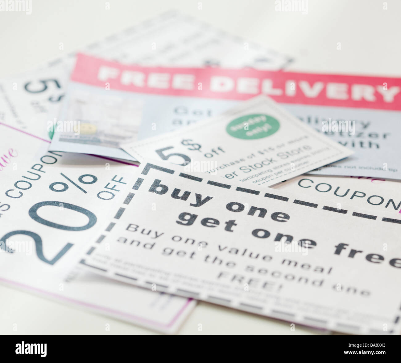 Coupons hi-res stock photography and images - Alamy