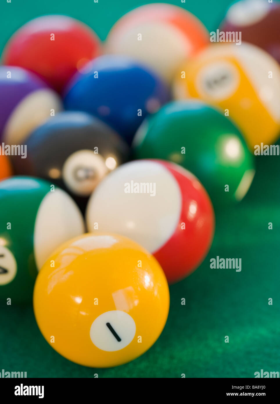 Stripe balls solid balls hi-res stock photography and images - Alamy