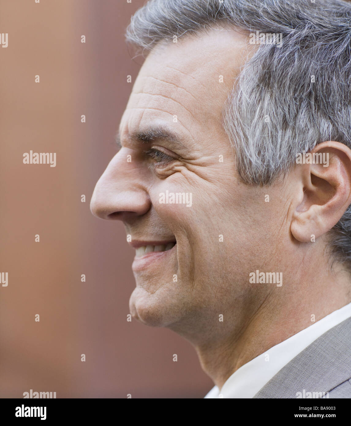 Profile of businessman Stock Photo - Alamy