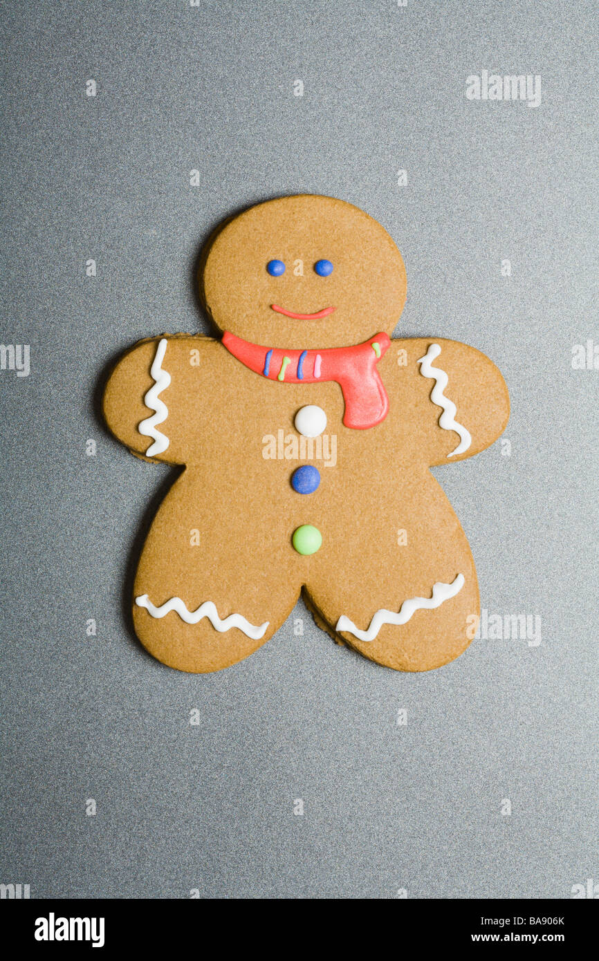 Gingerbread man cookie Stock Photo - Alamy