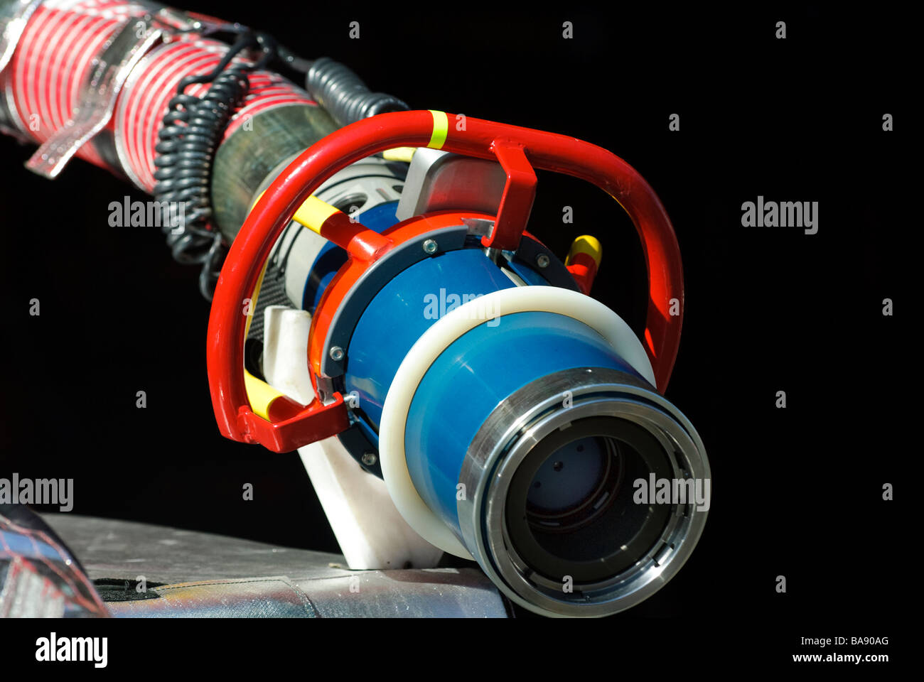 Nozzle on Formula One refuelling system Stock Photo - Alamy