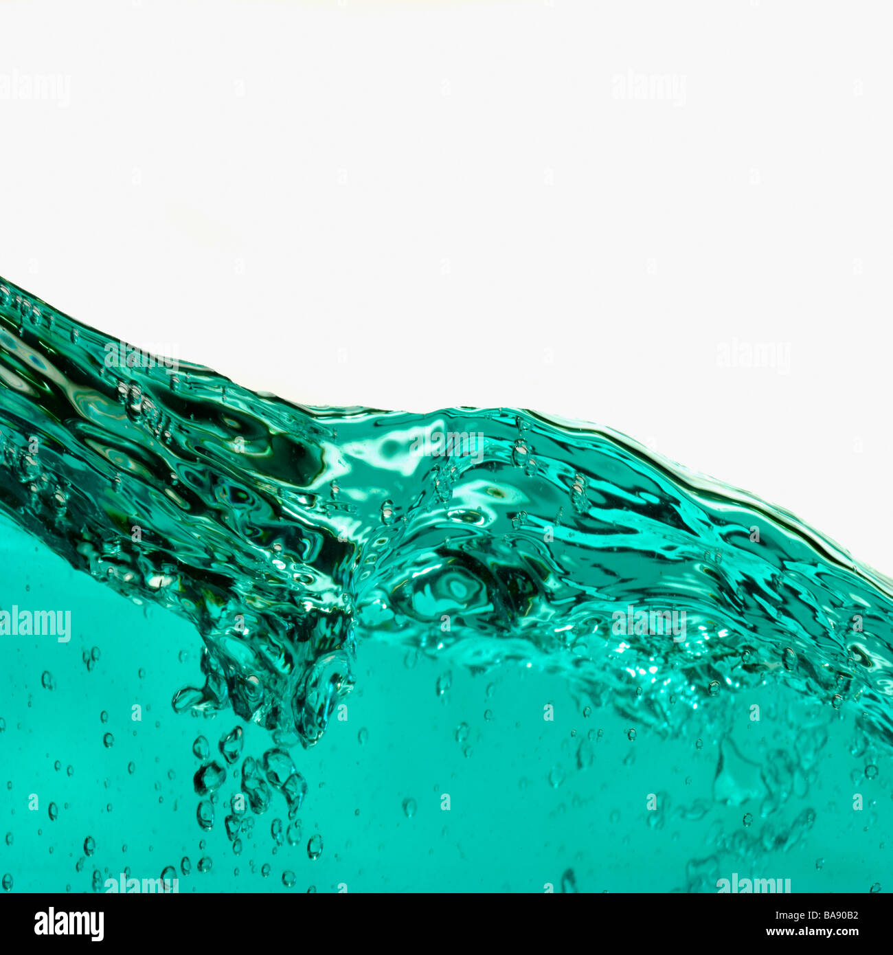 Abstract blue wave Stock Photo - Alamy