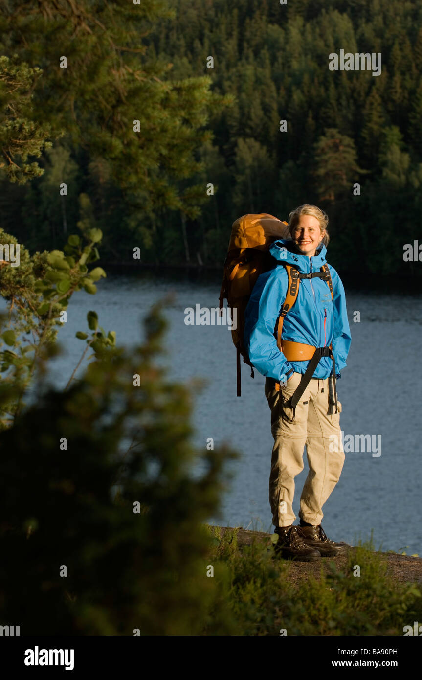 Woman carries water back hi-res stock photography and images - Alamy