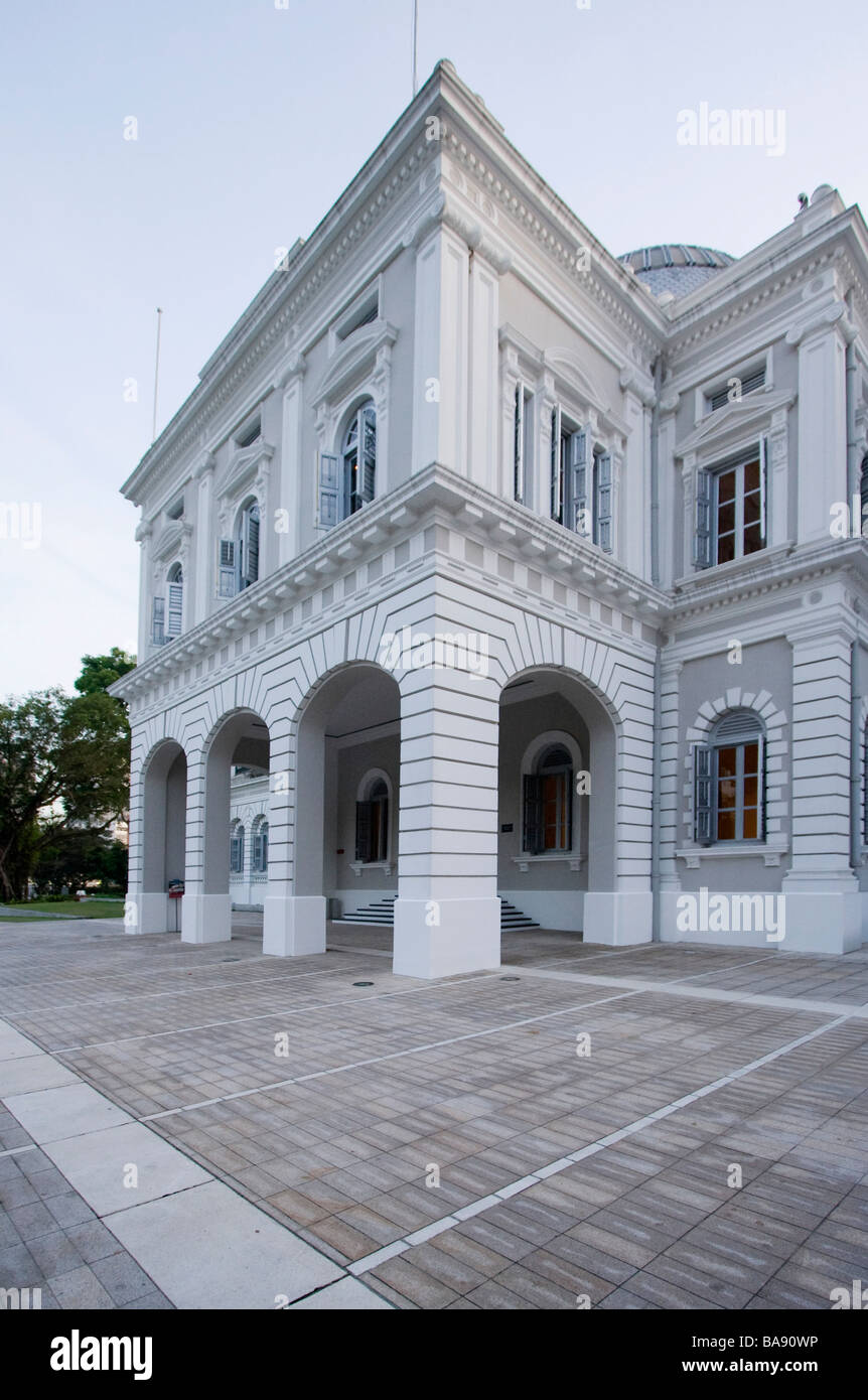 Exterior of the colonial building that is the Singapore National Museum ...
