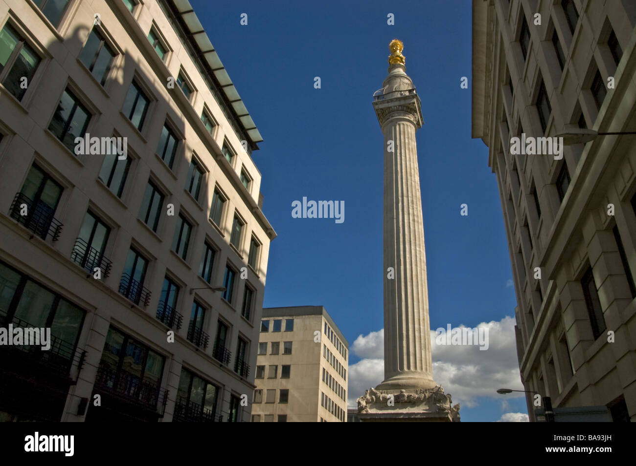 The Fire Monument,London Stock Photo - Alamy