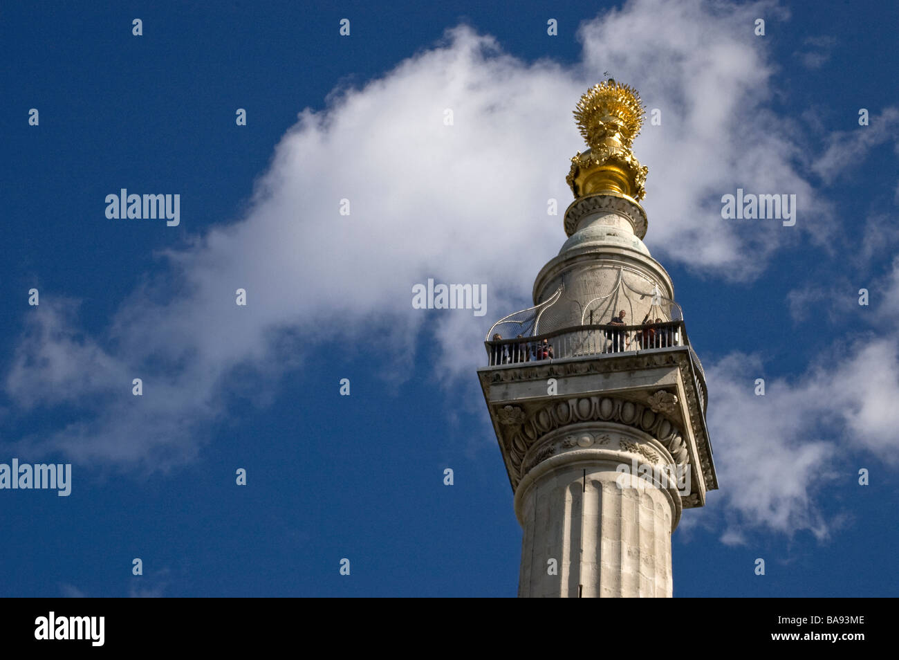 The Fire Monument viewing platform Stock Photo - Alamy