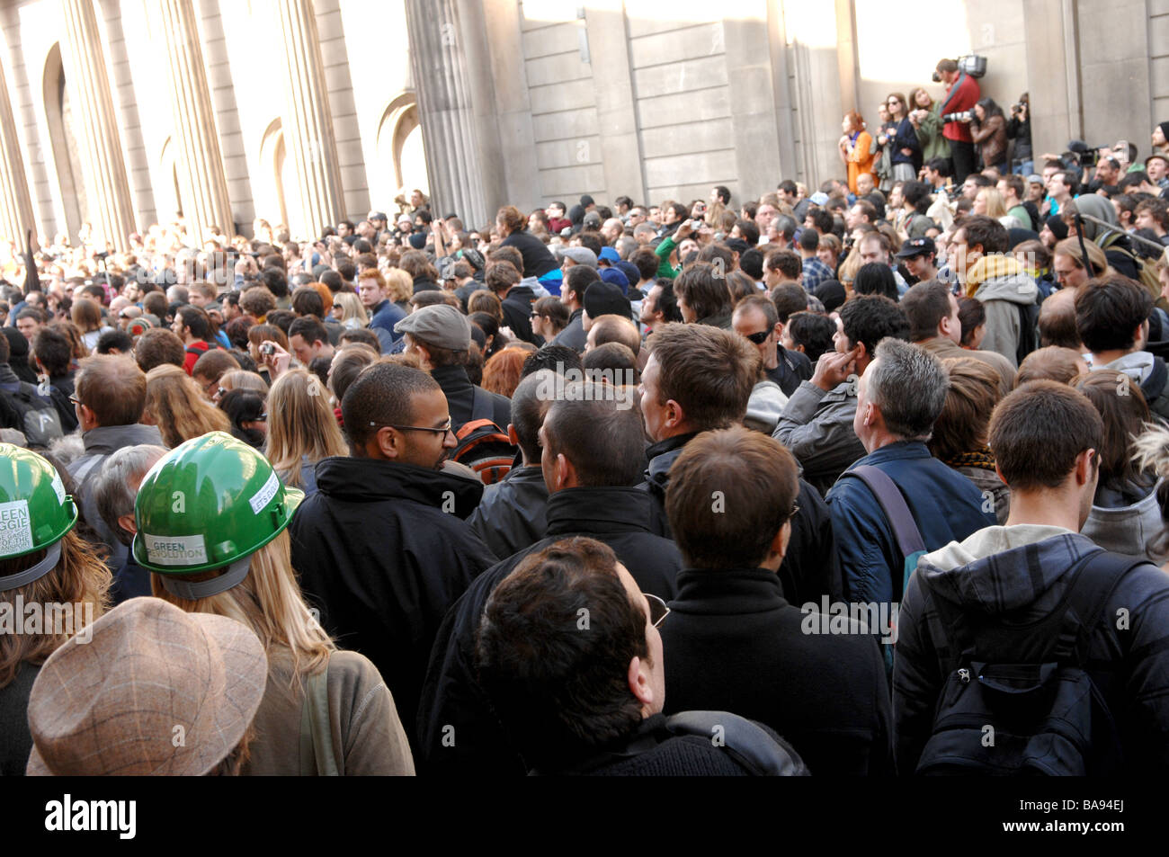 g20 protest london Stock Photo - Alamy