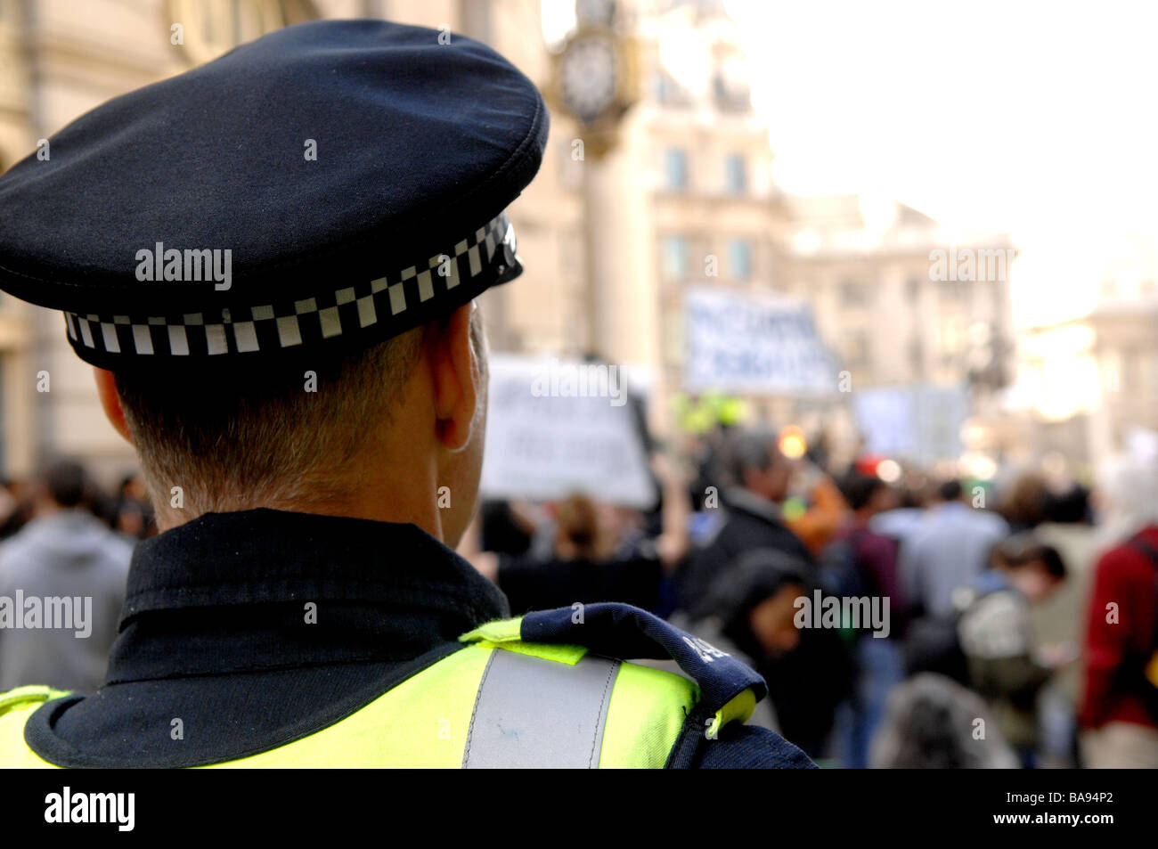 Crowd control uniform hi-res stock photography and images - Alamy