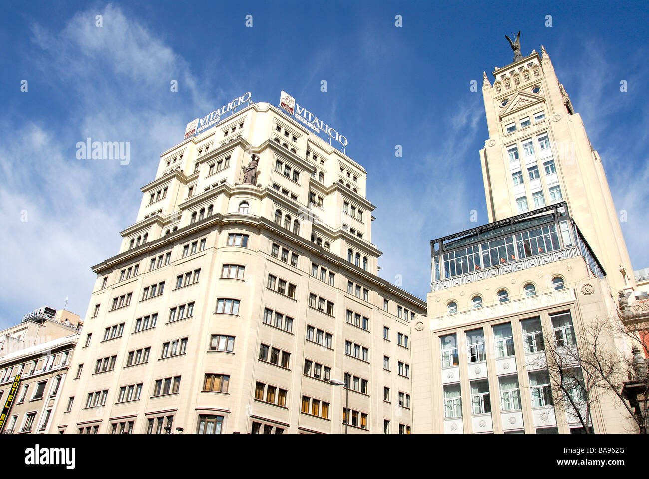 buildings, Mayor street, Madrid, Spain Stock Photo - Alamy