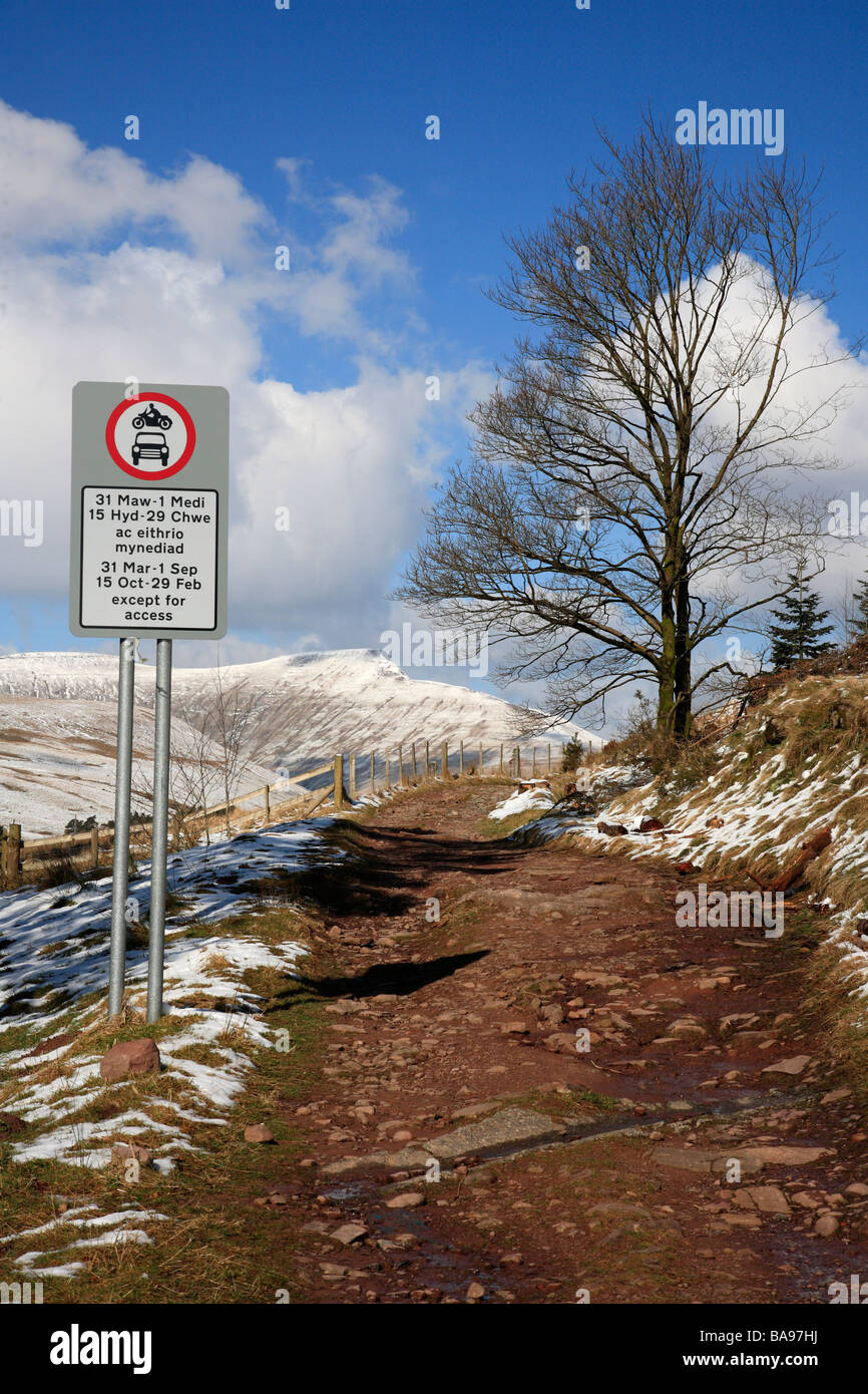 Pen y Fan from Gap Road Brecon Beacons Wales UK Stock Photo - Alamy