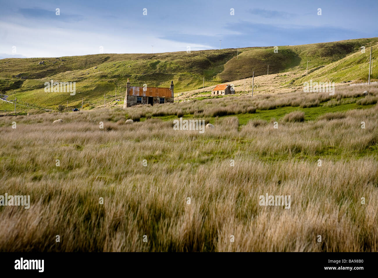 Ruined Croft in Melvaig Wester Ross Scotland Stock Photo - Alamy