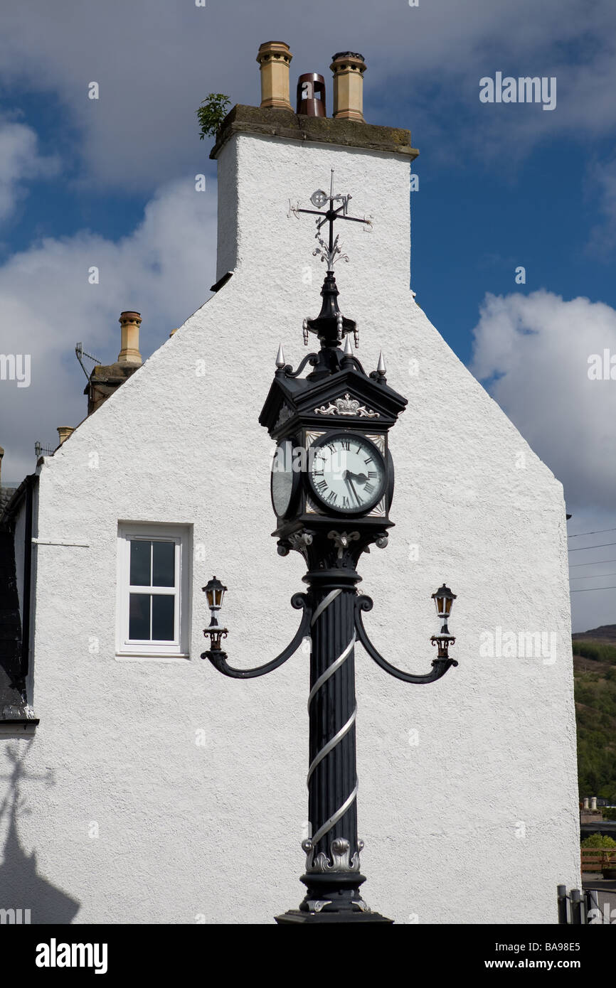 Fowler Memorial Clock Ullapool Wester Ross Scotland Stock Photo - Alamy