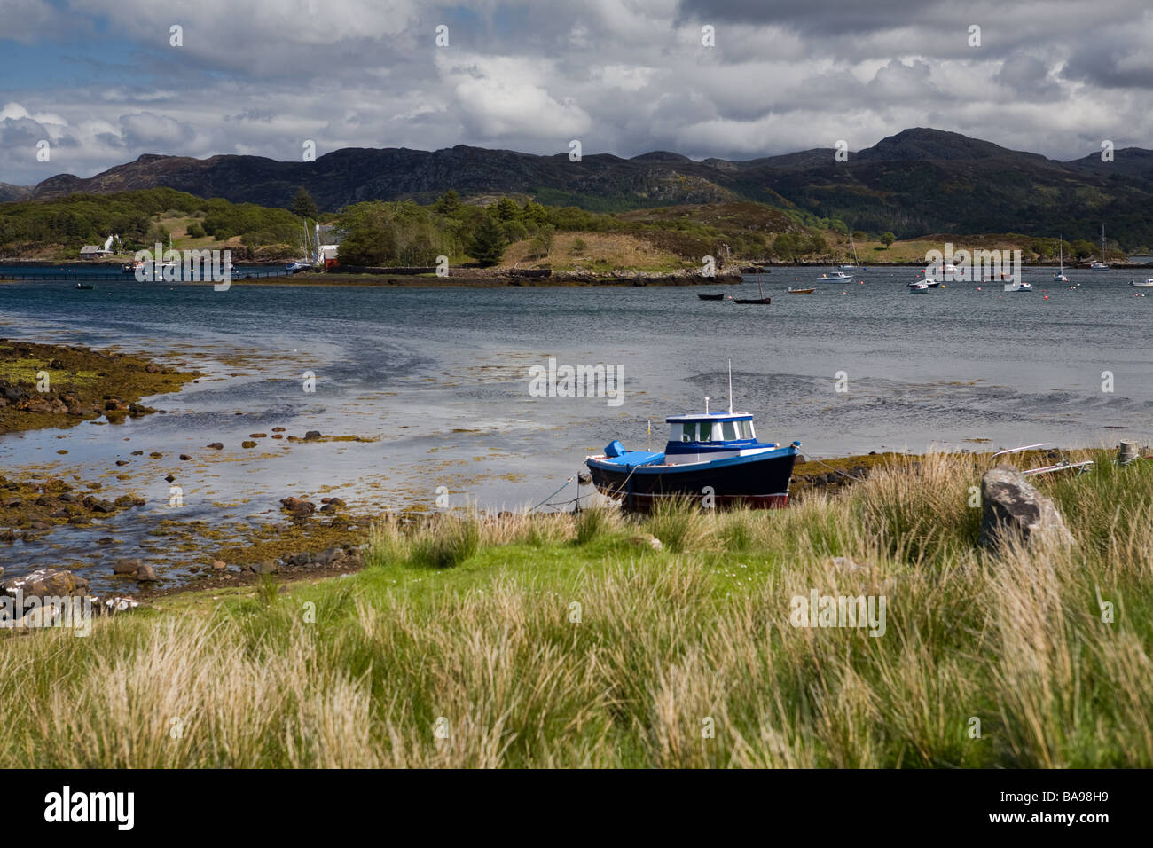 Badachro Loch Gairloch Wester Ross Highlands Scotland Stock Photo - Alamy