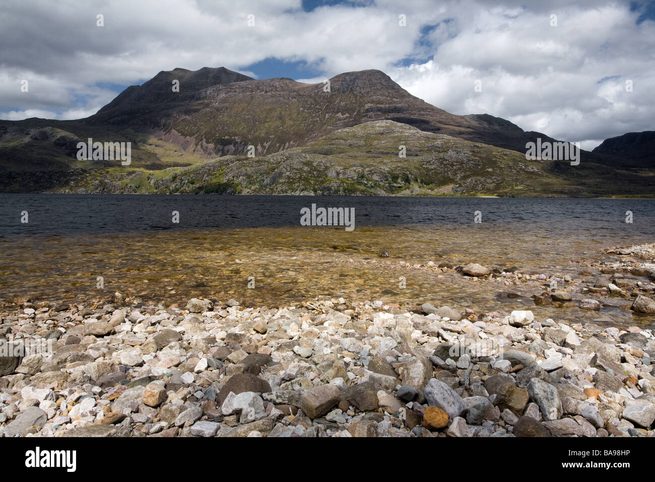 Slioch and Loch Maree Wester Ross Scotland Stock Photo - Alamy