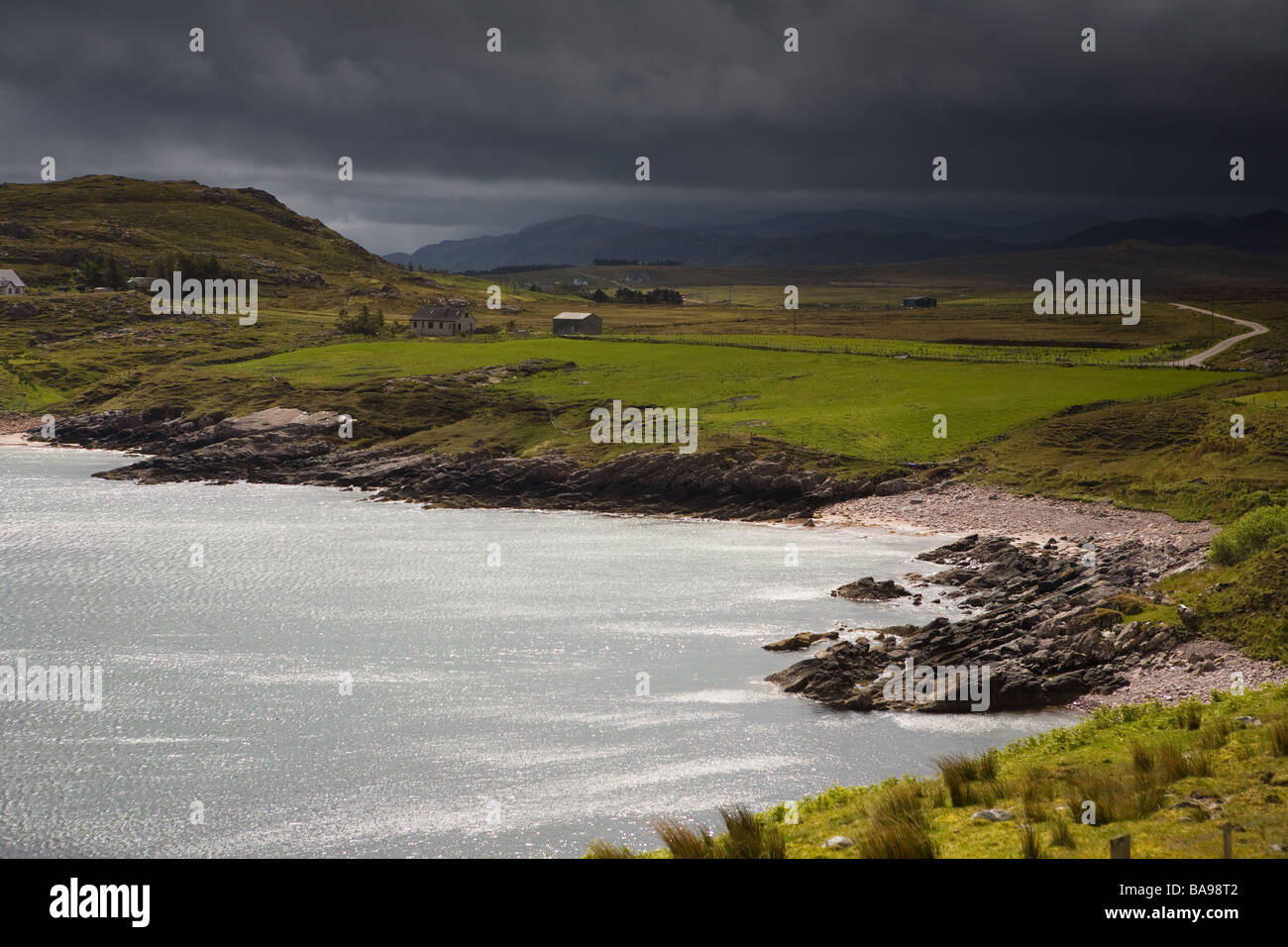 Cove Loch Ewe Wester Ross Highlands Scotland Stock Photo - Alamy