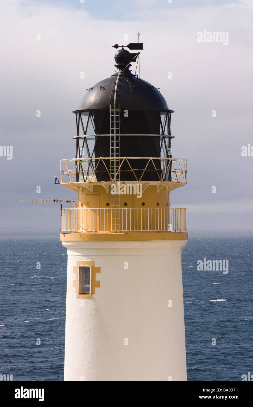 Rubha Reidh Lighthouse at Melvaig Wester Ross Highlands Scotland Stock ...