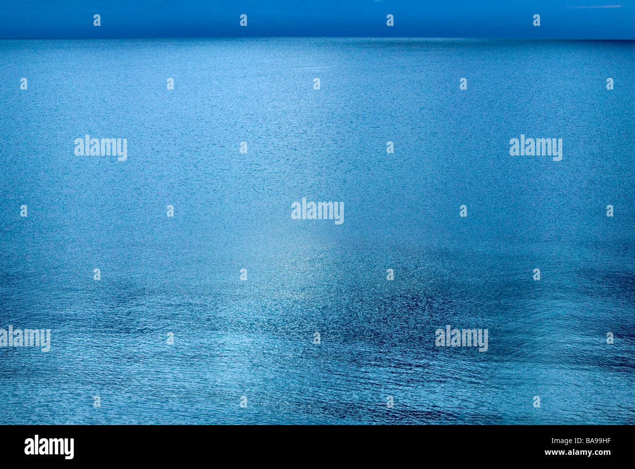 The blue sea Sweden Stock Photo - Alamy