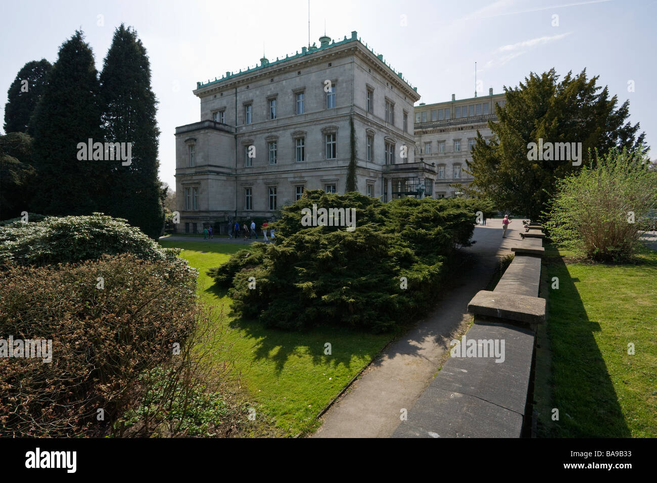 Museum Krupp at Villa Huegel in Essen, former residence of the ...
