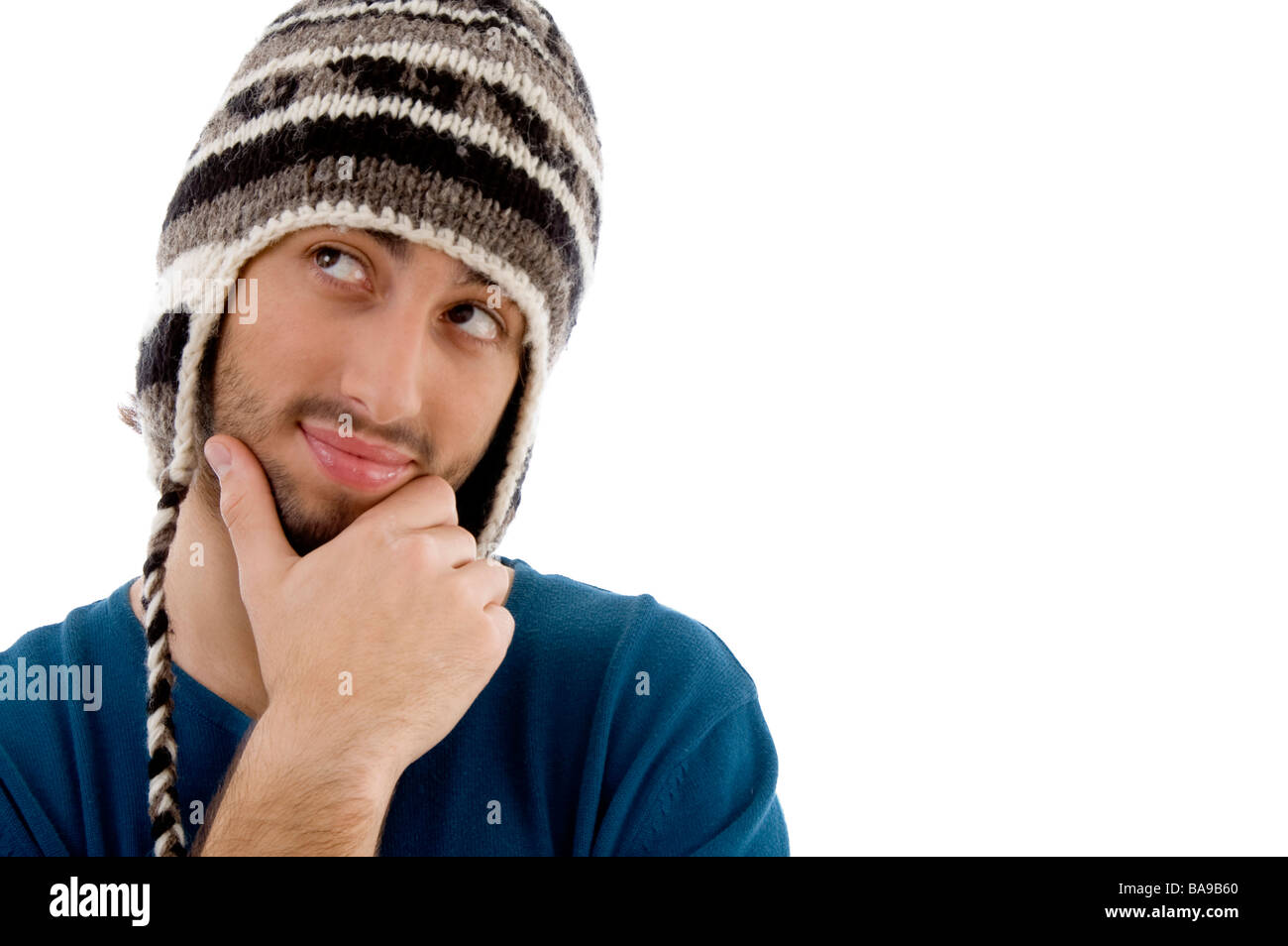thinking male looking aside Stock Photo - Alamy