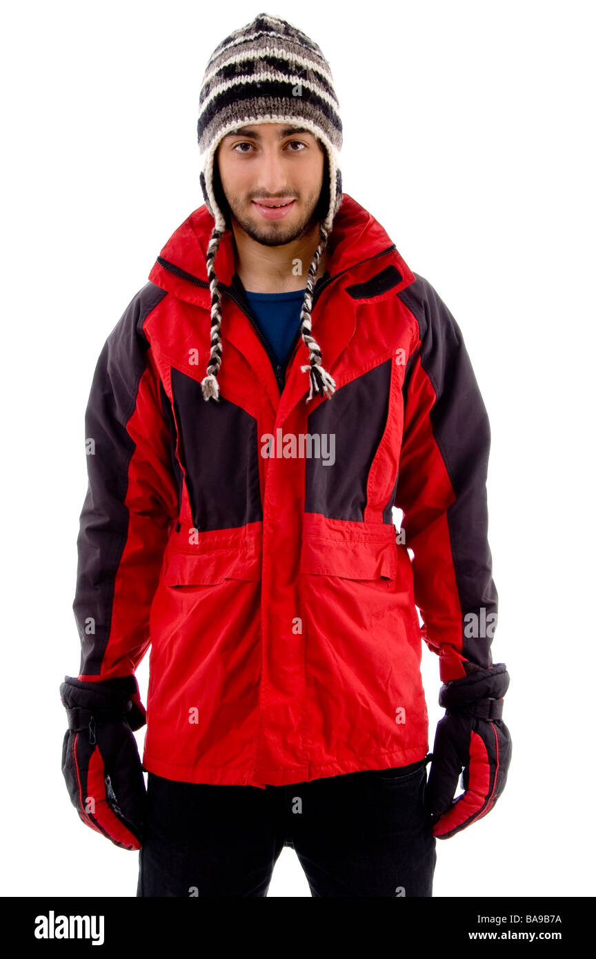 Man in jacket cap Cut Out Stock Images & Pictures - Alamy