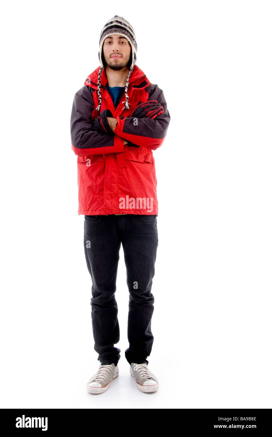 Man in jacket cap Cut Out Stock Images & Pictures - Alamy