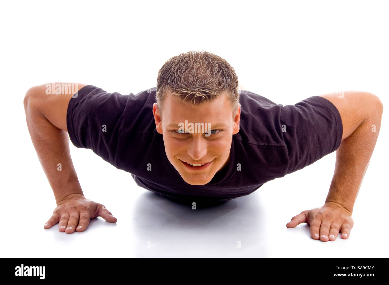 Guy push ups on horizontal hi-res stock photography and images - Alamy