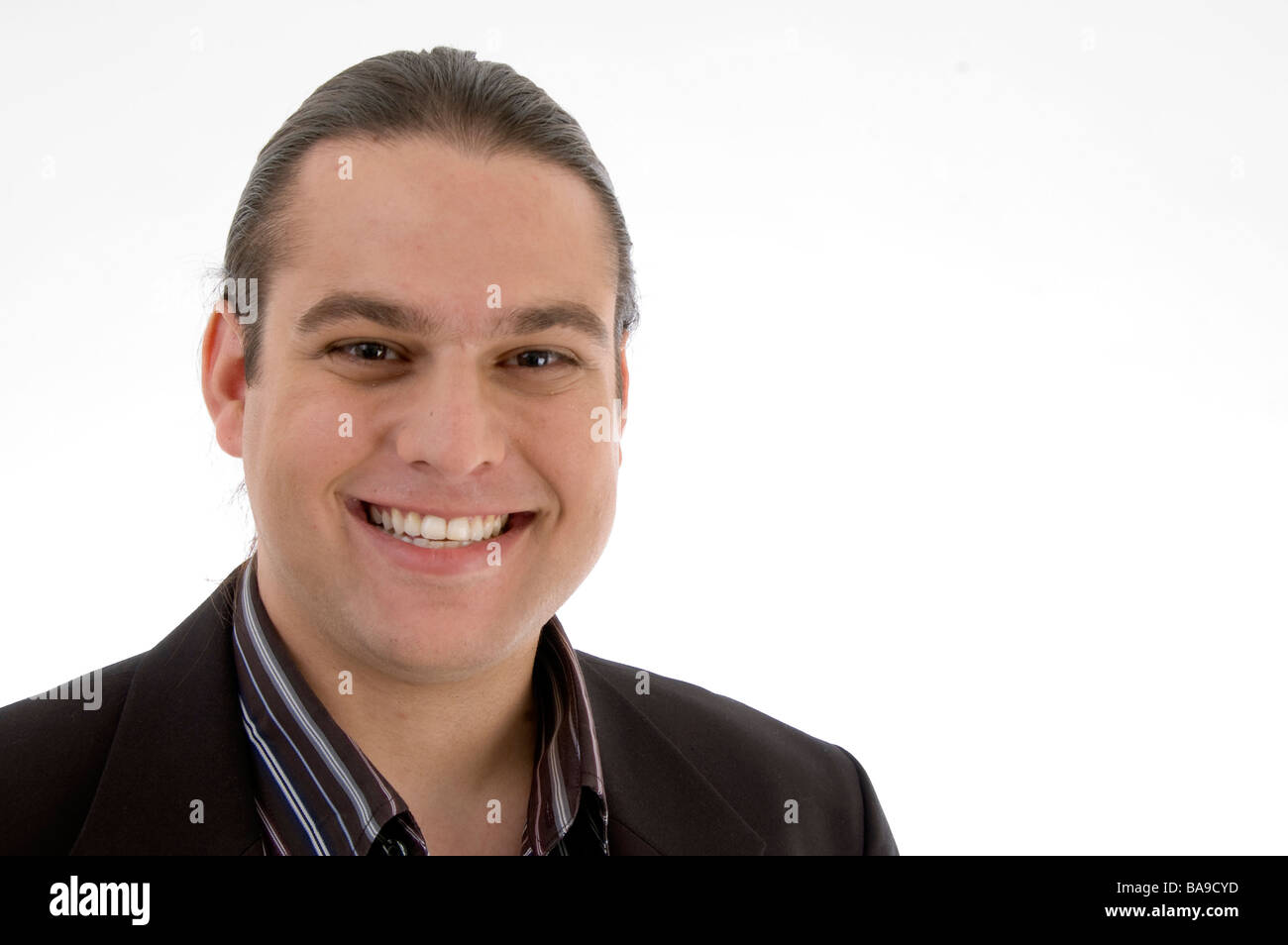 portrait of pleased businessman Stock Photo - Alamy