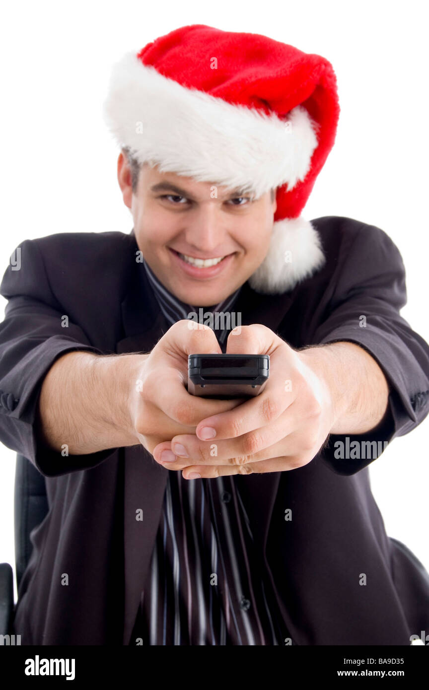 man with remote control Stock Photo - Alamy