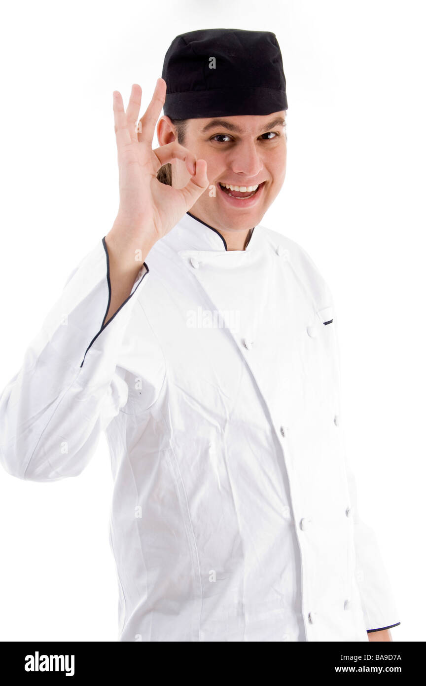 portrait of young chef Stock Photo - Alamy