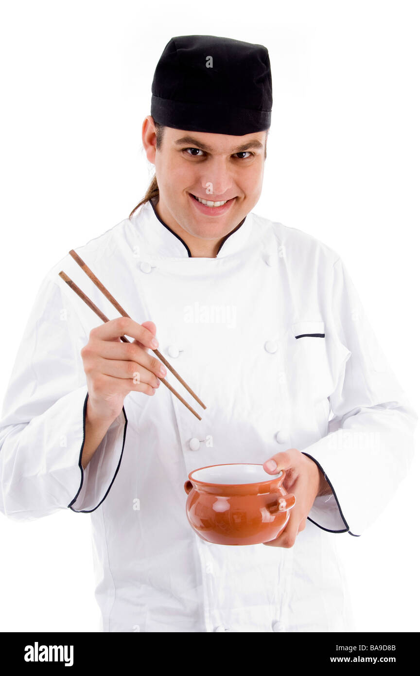 portrait of young chef Stock Photo - Alamy