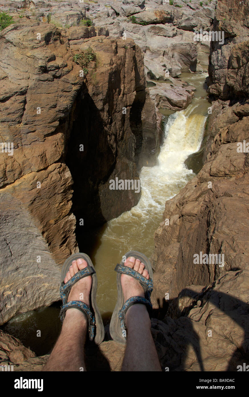 Samalema Gorge Gonarezhou National Park Zimbabwe Mwenezi River geology ...