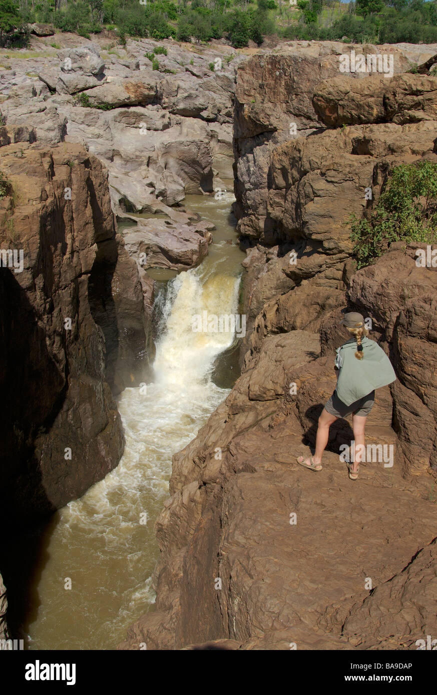 Samalema Gorge Gonarezhou National Park Zimbabwe Mwenezi River geology ...