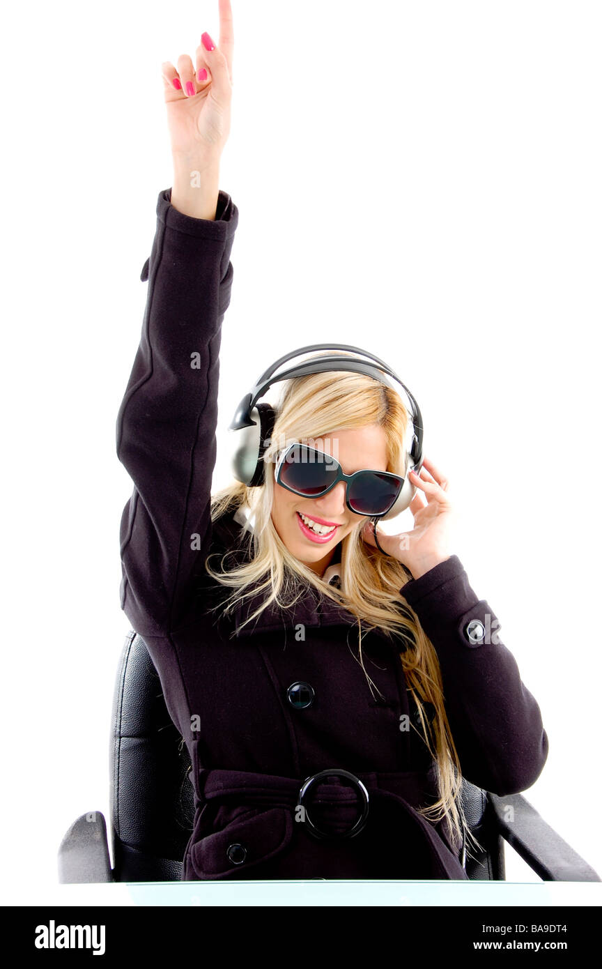 Woman figure pointing hi-res stock photography and images - Alamy