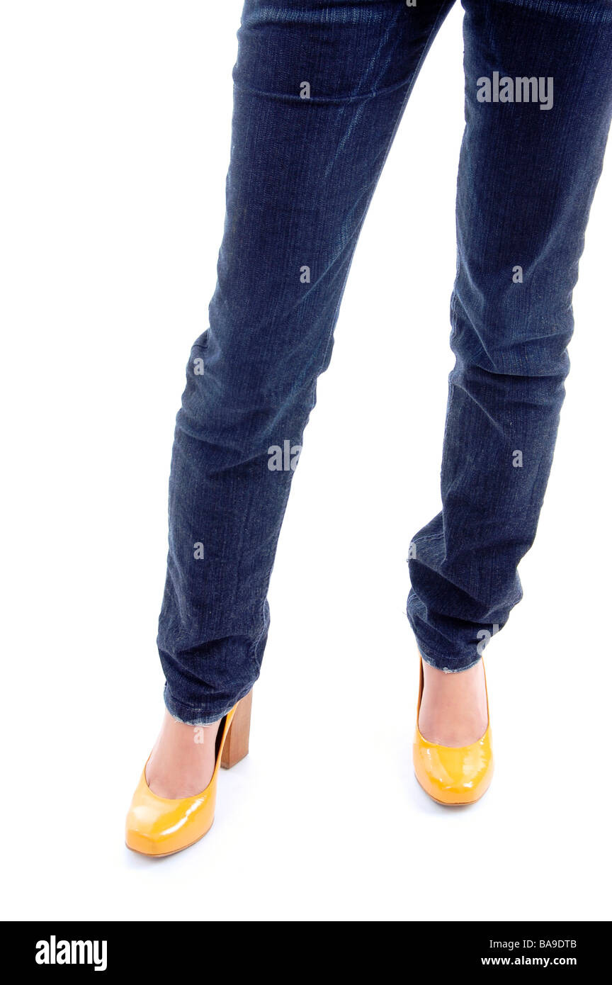 front view of legs of woman Stock Photo - Alamy