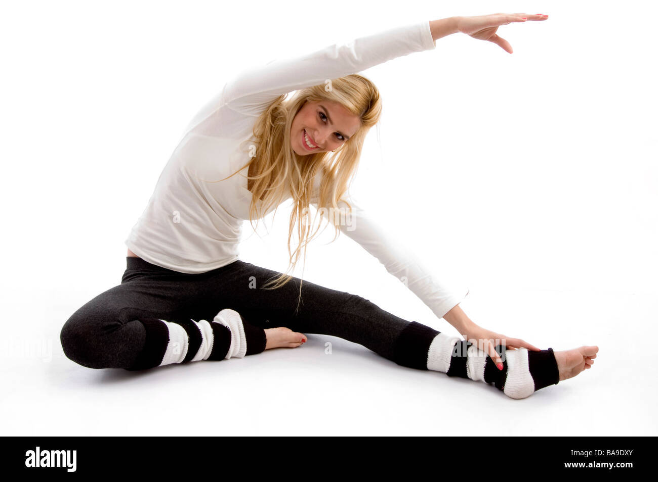 Front view fit female Cut Out Stock Images & Pictures - Alamy