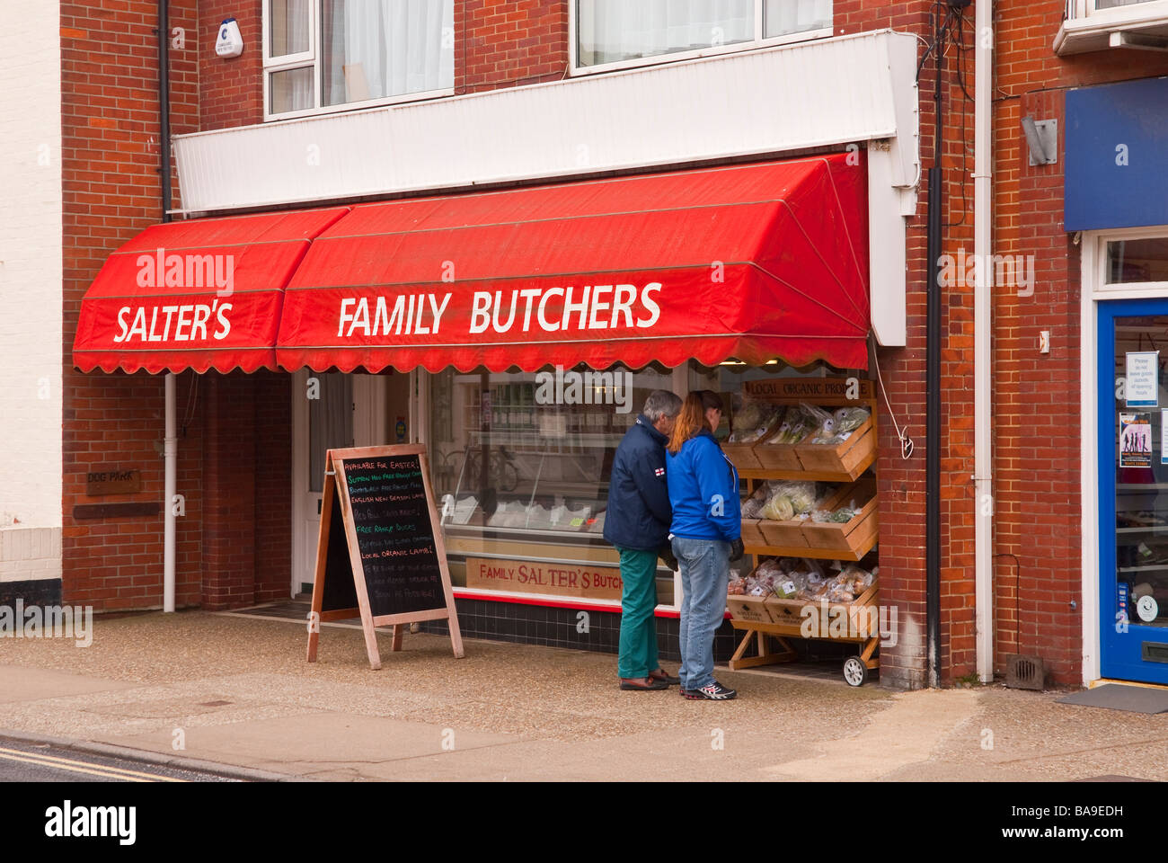 Butchers shop window uk hi-res stock photography and images - Alamy