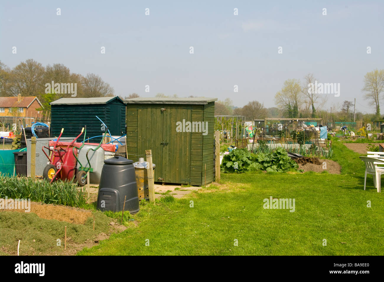 Allotments uk hi-res stock photography and images - Alamy