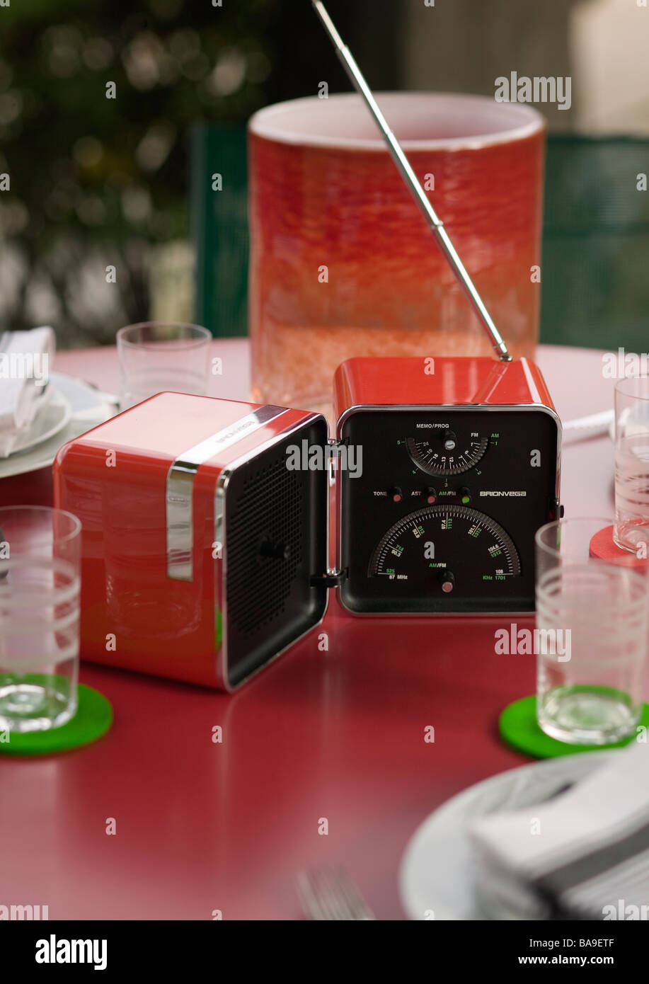 Radio table set hi-res stock photography and images - Alamy