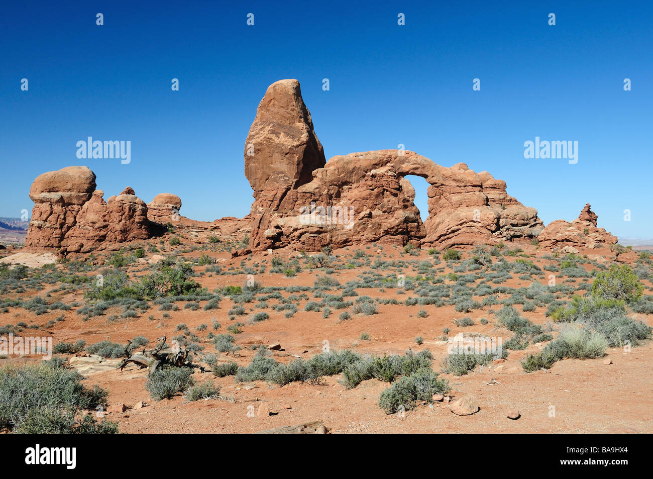 Turret Arch, Arches National Park, Utah Stock Photo - Alamy