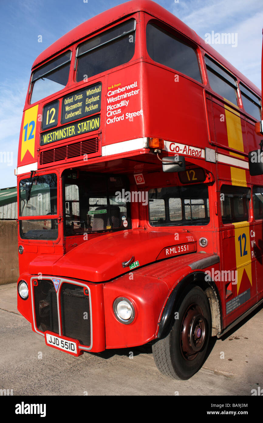 A Routemaster London bus in Cumbria Stock Photo - Alamy