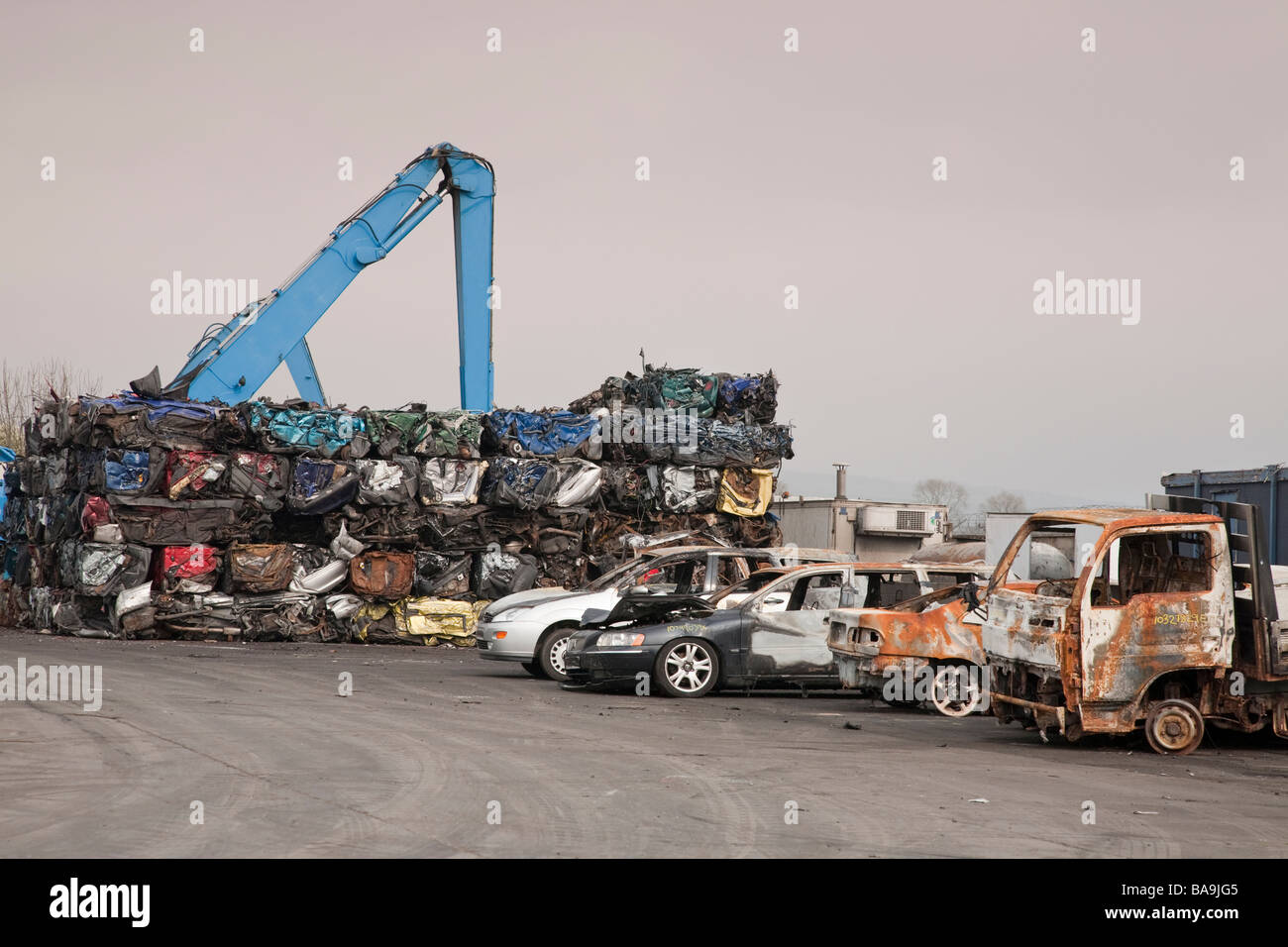 Car crusher hi-res stock photography and images - Alamy