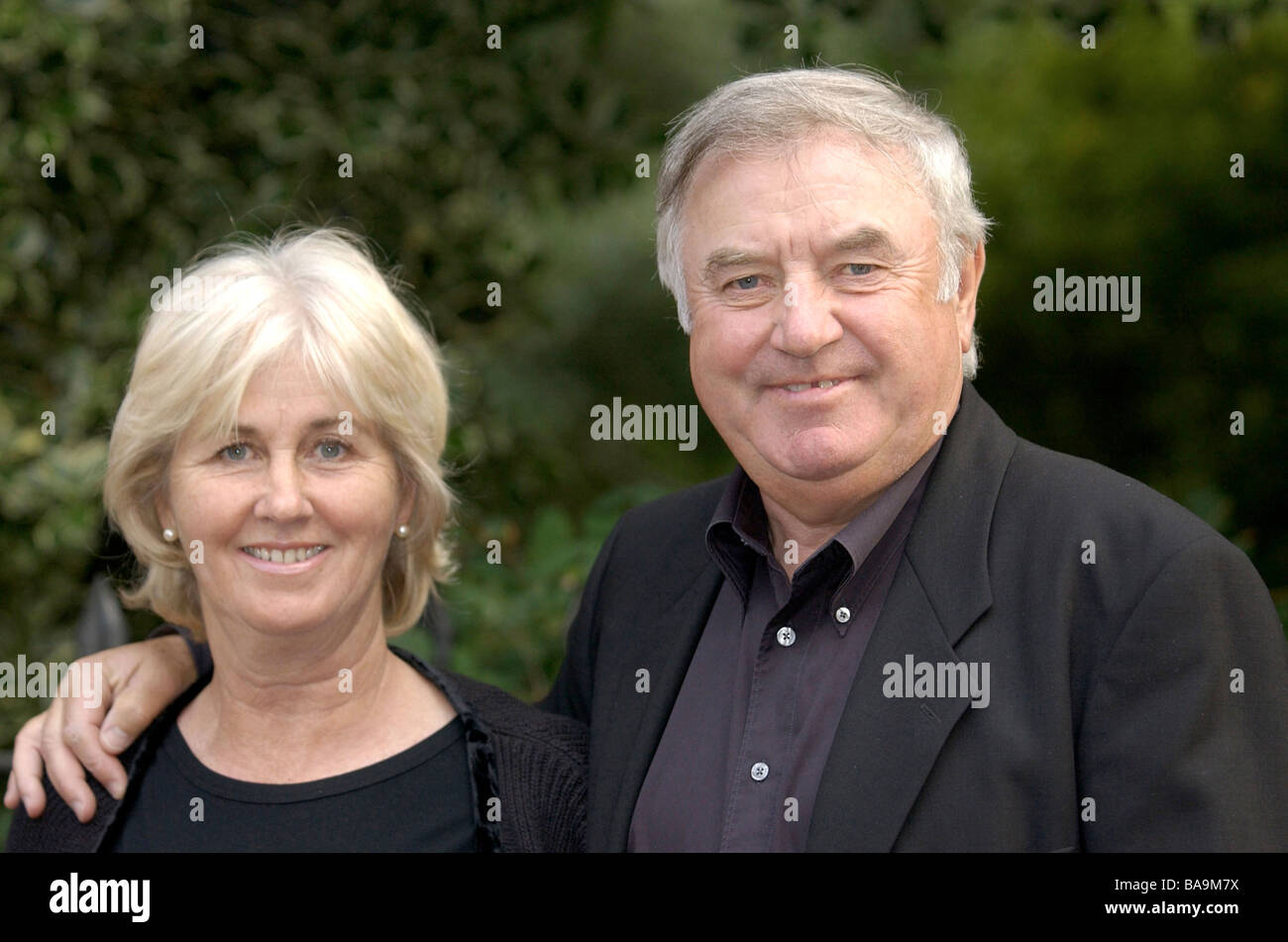 COMEDIAN JIMMY TARBUCK WITH HIS WIFE AT SOCIETY PARTY IN CHELSEA LONDON ...