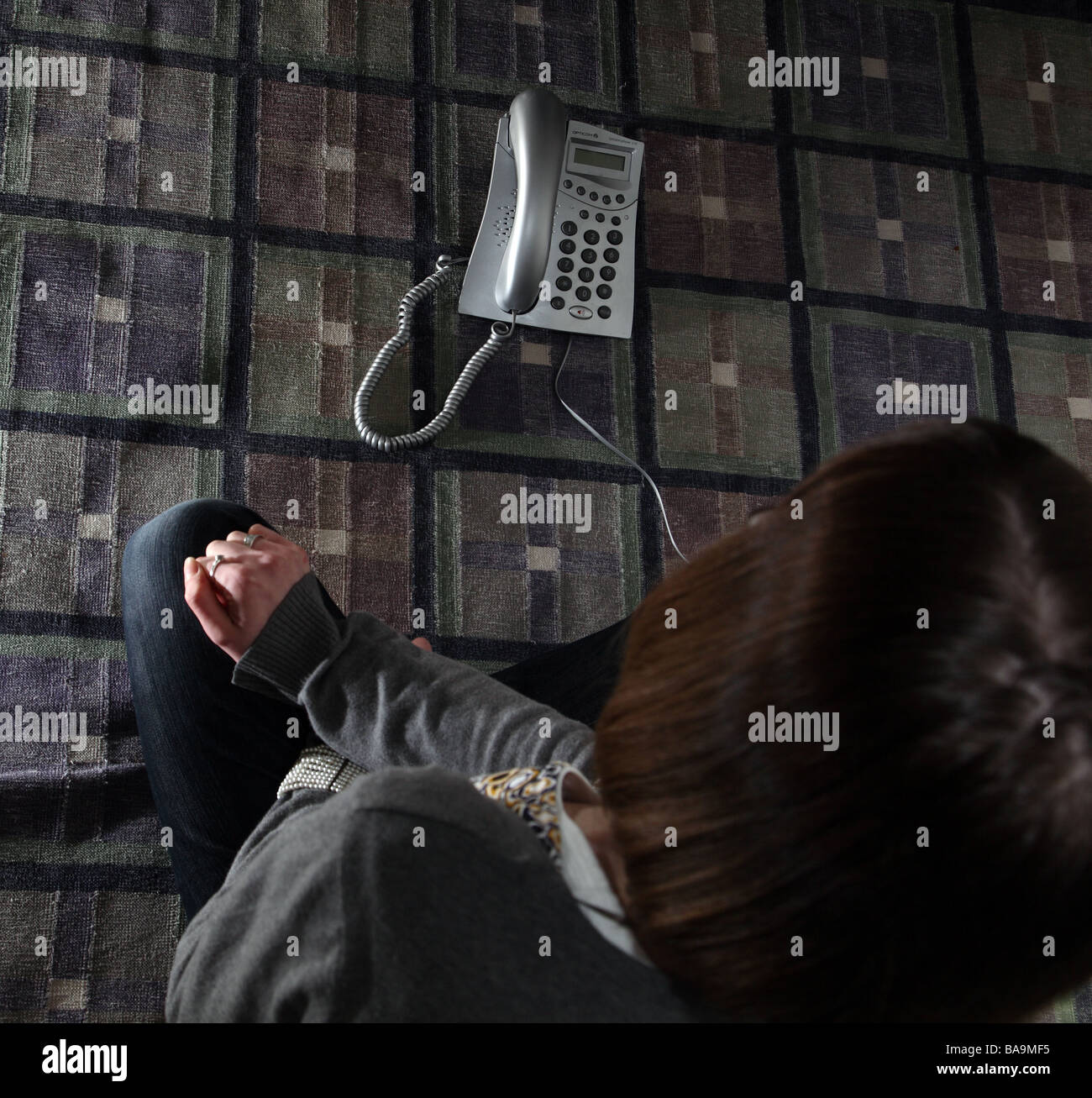 waiting for the phone Stock Photo - Alamy