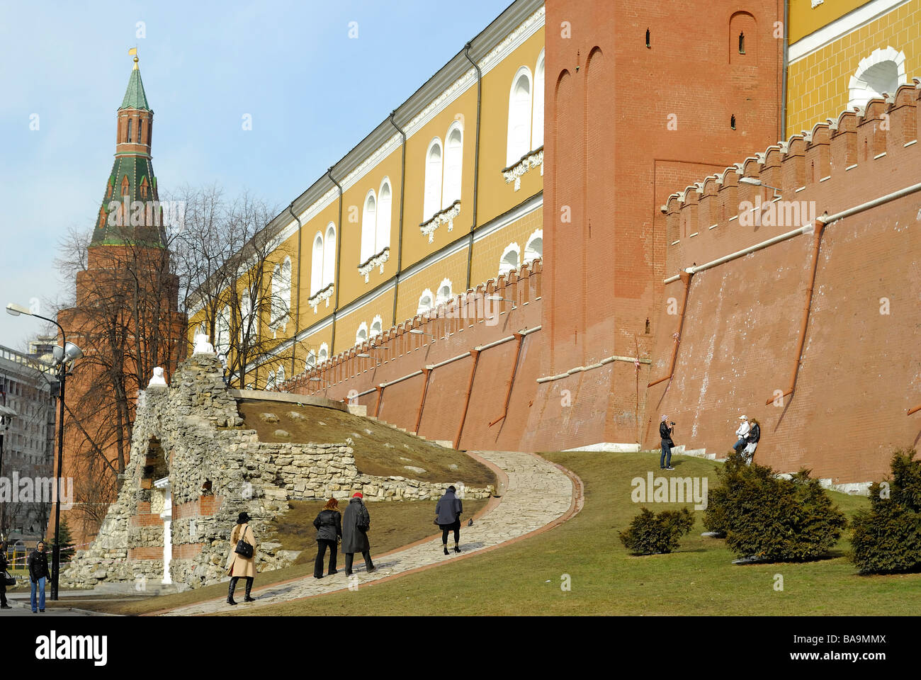 Moscow Kremlin Wall Stock Photo - Alamy