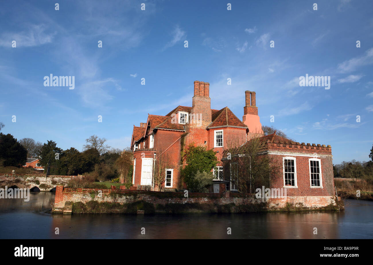 General Views Boxted Hall Boxted near Sudbury Suffolk Stock Photo - Alamy