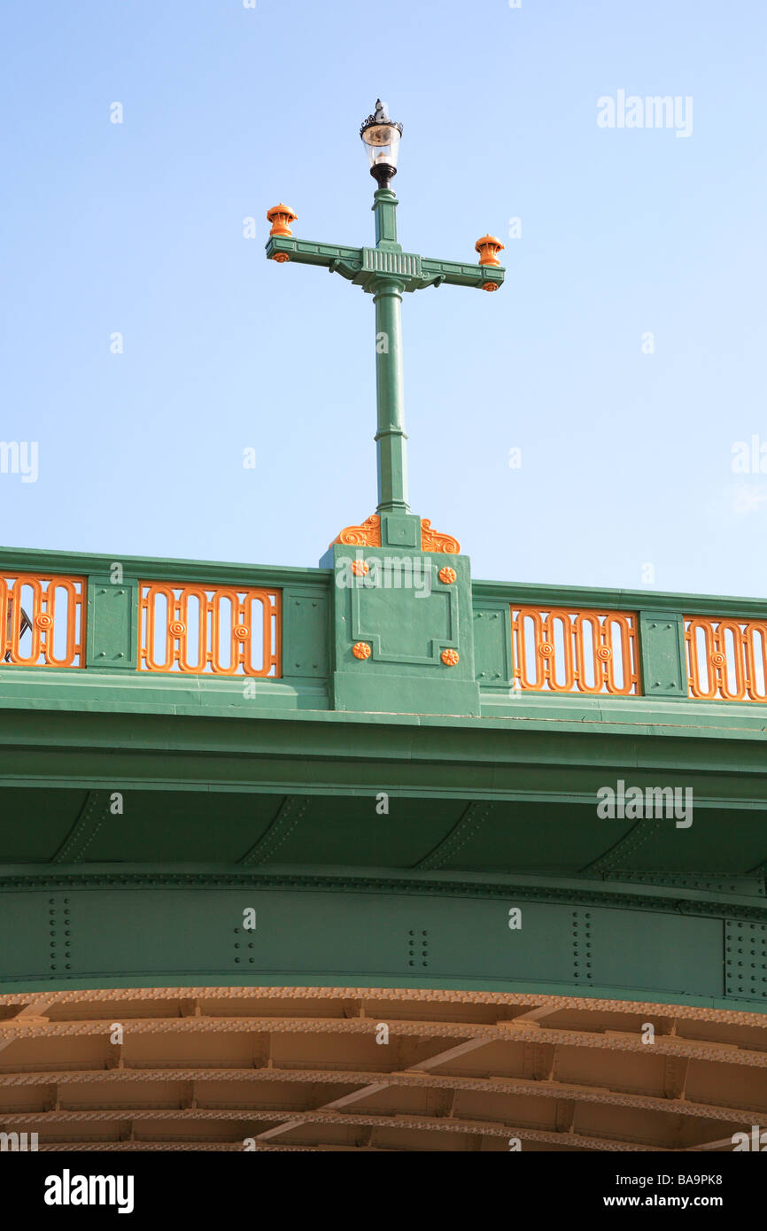Lamp on the Southwark Bridge [City of London] England Stock Photo - Alamy