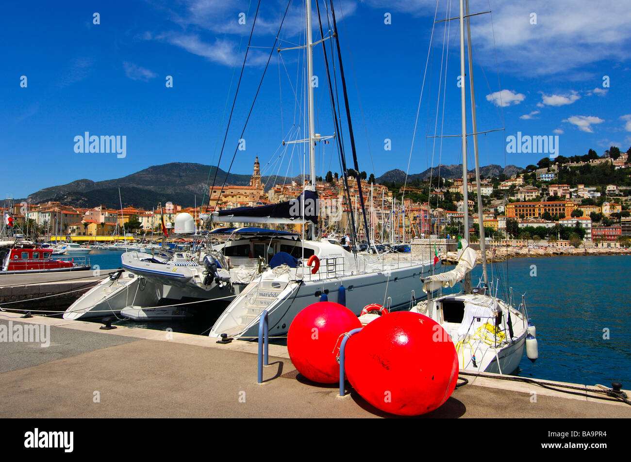 Catamarans boats in harbour hi-res stock photography and images - Alamy