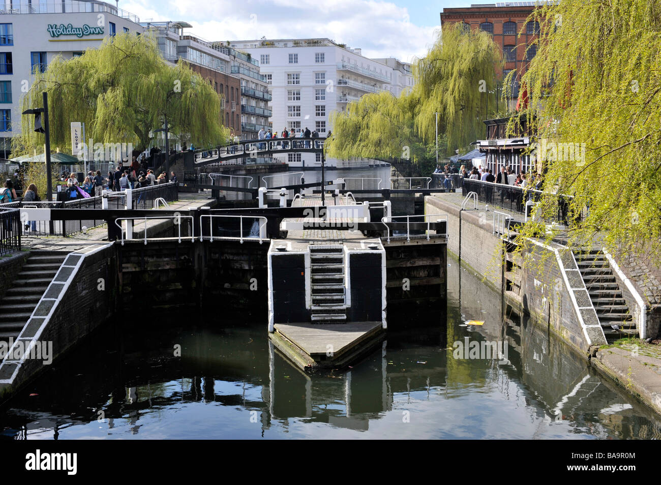 camden lock regents canal london united kingdom Stock Photo - Alamy