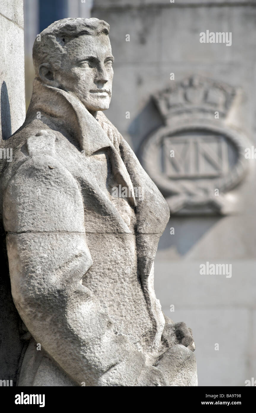 Merchant Navy memorial to war dead for 1939-1945, Tower Hill, London ...
